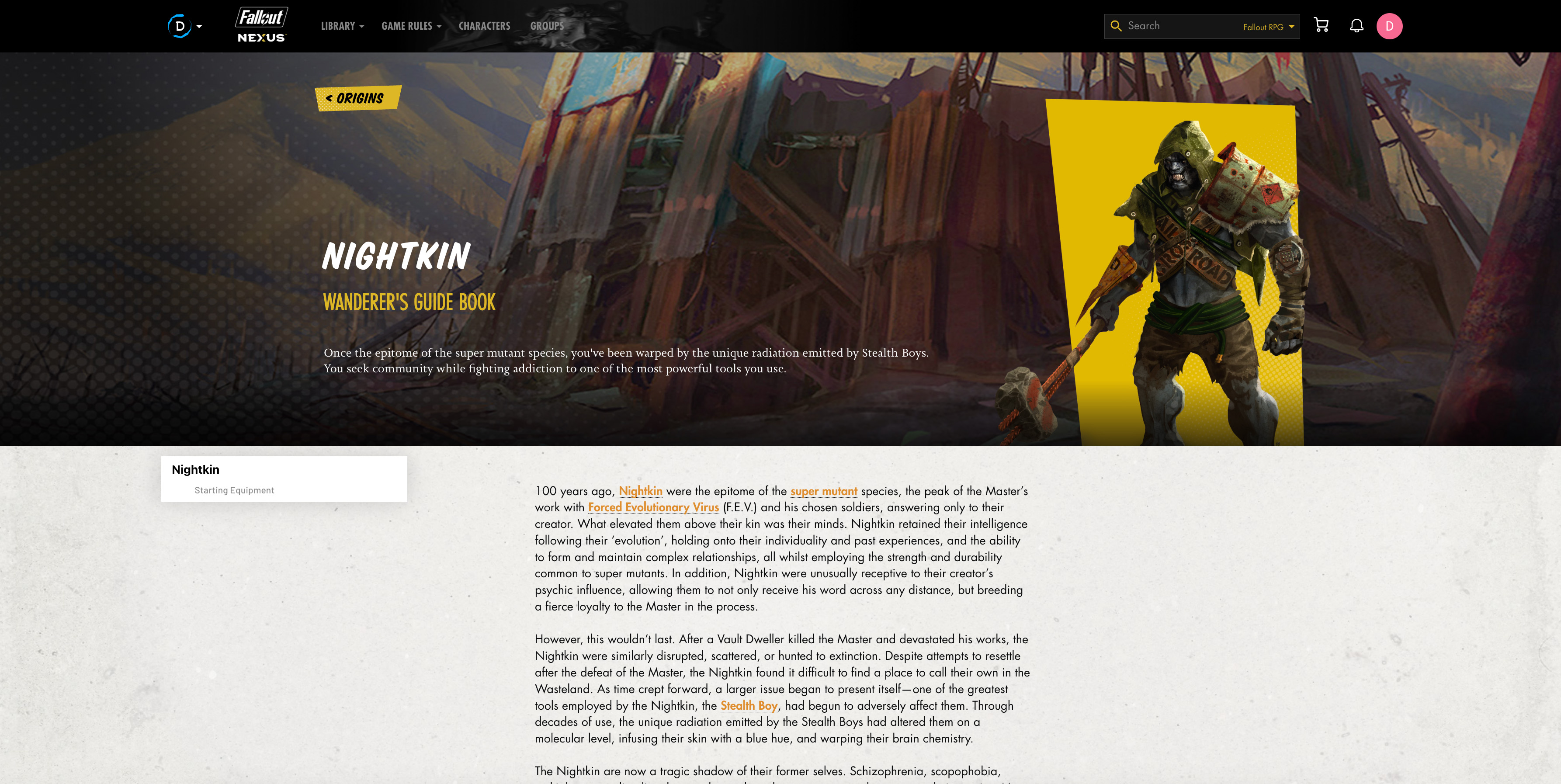 Wanderer's Guide Book - Digital Reader - Fallout RPG Nexus